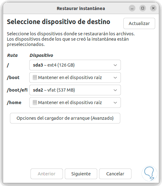 Instalar, configurar y usar Timeshift Linux ️ Backup o Restaurar - Solvetic