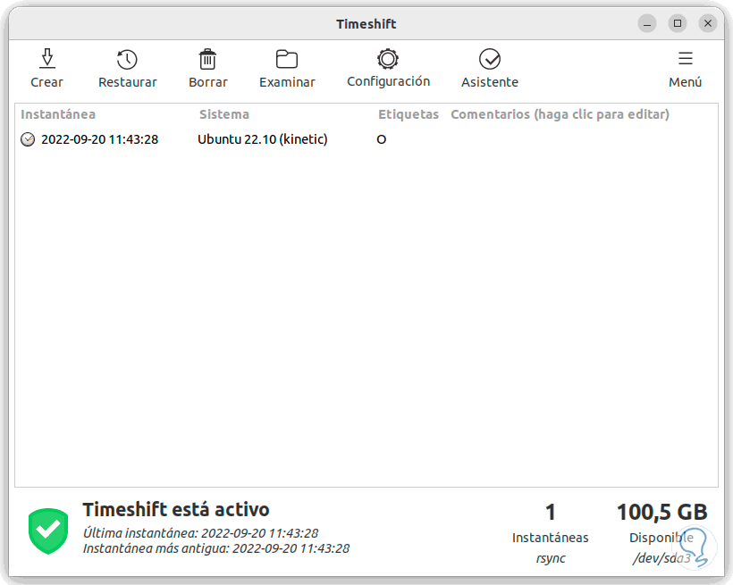 Instalar, configurar y usar Timeshift Linux ️ Backup o Restaurar - Solvetic