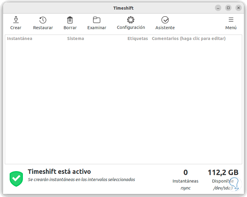 Instalar, configurar y usar Timeshift Linux ️ Backup o Restaurar - Solvetic