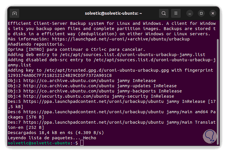 Instalar UrBackup Ubuntu, CentOS, Debian ️ Cliente y Servidor Linux - Solvetic