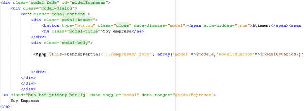 validar formulario en ventana modal con yii framework - Solvetic