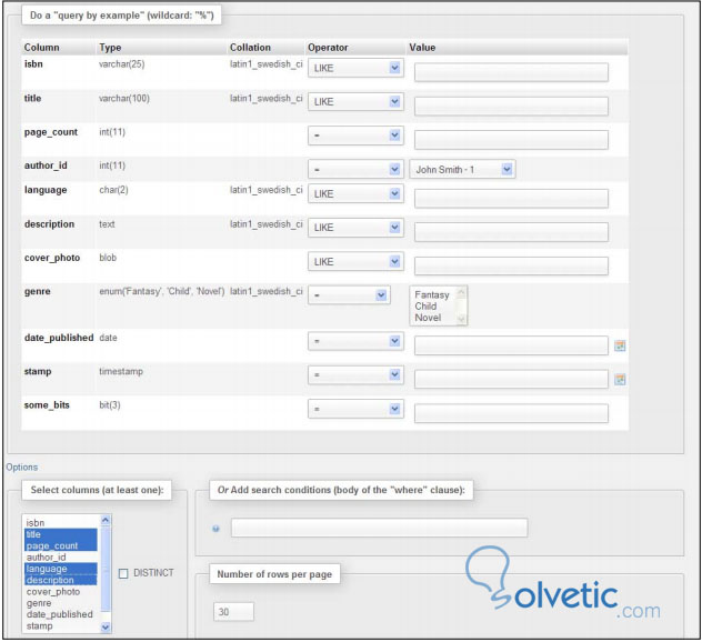 Query Bookmarks en PhpMyAdmin - Solvetic