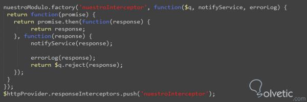Intercepción y seguridad de respuestas con AngularJS - Solvetic