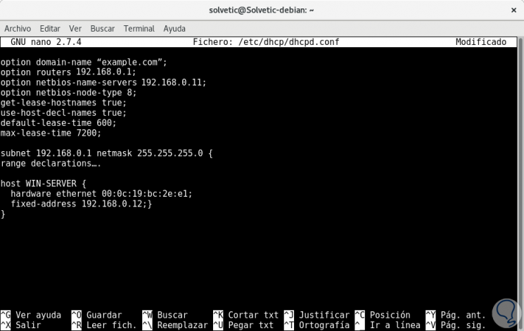 Cómo instalar y configurar servidor ISC DHCP en Debian 9 - Solvetic