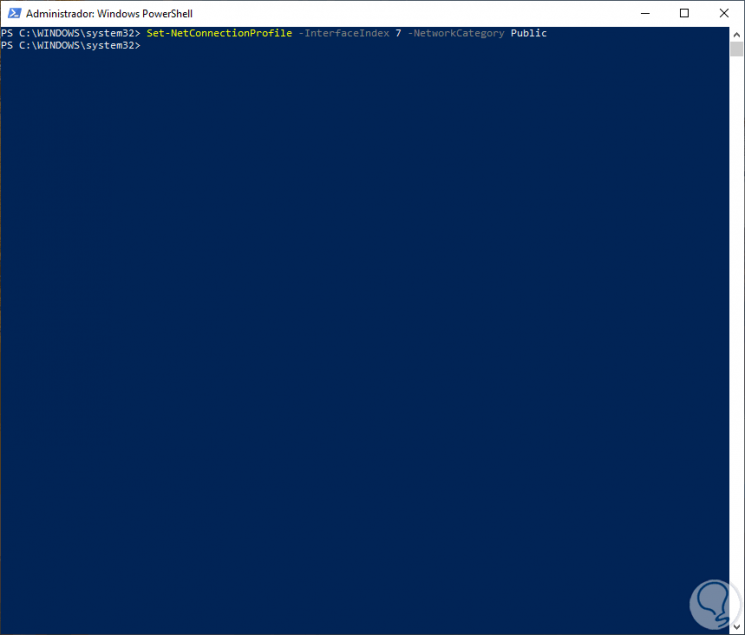 Cómo cambiar tipos de red Windows 10 con PowerShell - Solvetic