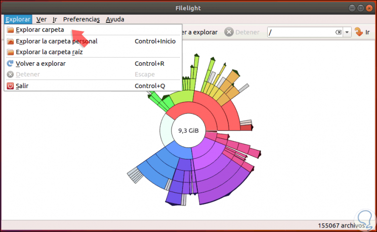 Cómo instalar Filelight en Linux - Solvetic