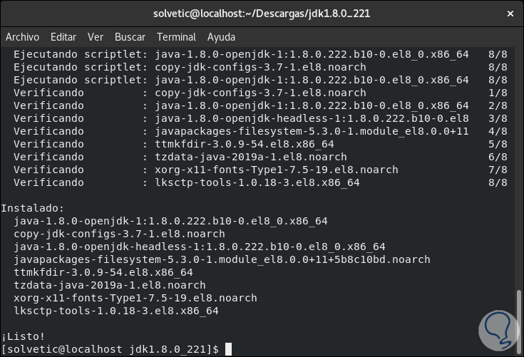 Cómo instalar Java 8 o Java 13 en CentOS 8 - Solvetic