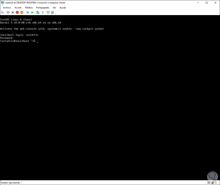 Cómo instalar CentOS 8 en Hyper-V - Solvetic