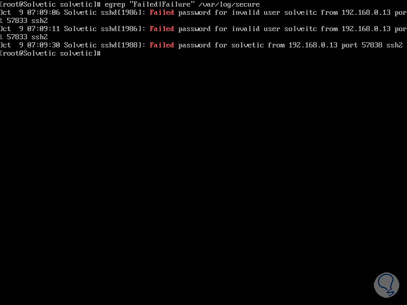 Cómo ver intentos de conexión fallidos inicio sesión SSH en Linux - Solvetic