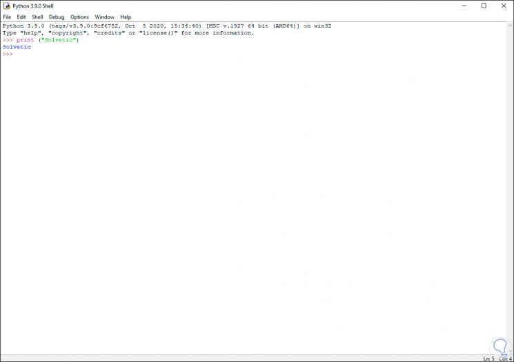 Instalar Python 3.9 en Windows 10 - Solvetic