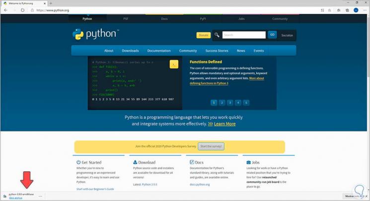 Instalar Python 3.9 en Windows 10 - Solvetic