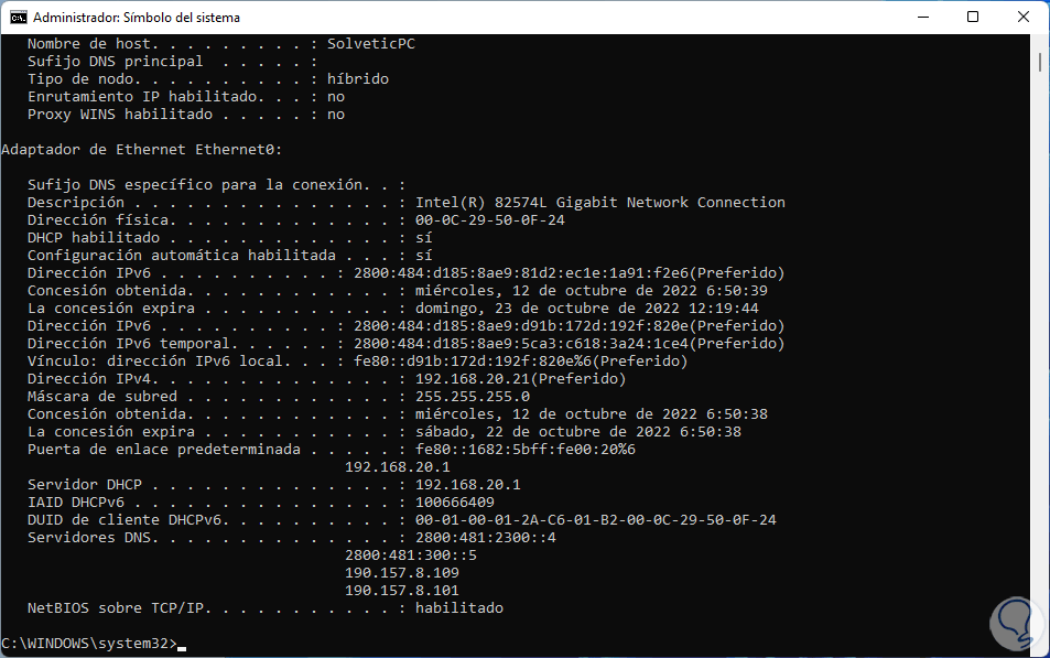 Cómo saber qué DNS estoy usando ️ - Solvetic