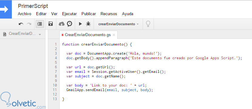 Introducción a Google Apps Script - Solvetic