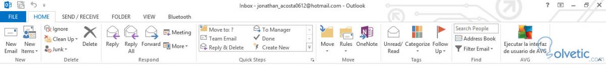 Interfaz Ribbon al detalle en Microsoft Outlook 2013 - Solvetic
