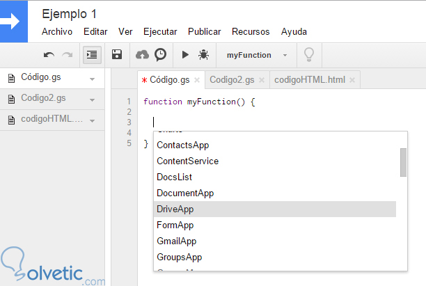 Introducción a Google Apps Script - Solvetic