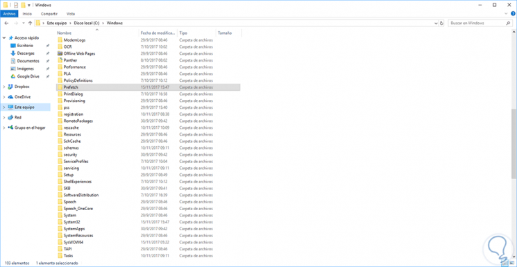 Qué es carpeta Prefetch y Superfetch en Windows 10, 8, 7 - Solvetic