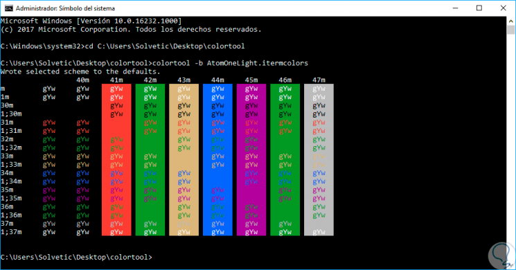 CAMBIAR COLOR CMD Windows 10 | Fondo y letras - Solvetic
