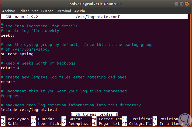 Cómo instalar y configurar Logrotate Ubuntu Linux - Solvetic