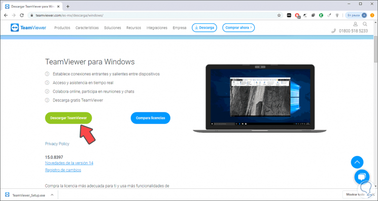 Descargar TeamViewer 15 Windows 10 gratis - Solvetic