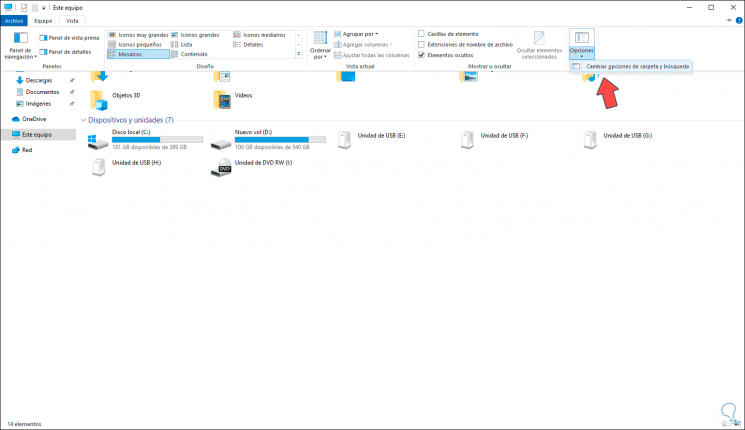 Cómo ver archivos ocultos del sistema Windows 10 - Solvetic