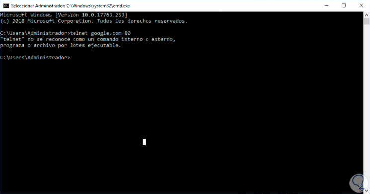 Cómo habilitar Telnet Windows Server 2019 y 2016 - Solvetic