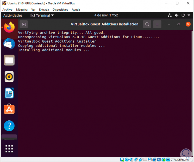 Instalar Guest Additions VirtualBox Ubuntu 21.04 - Solvetic