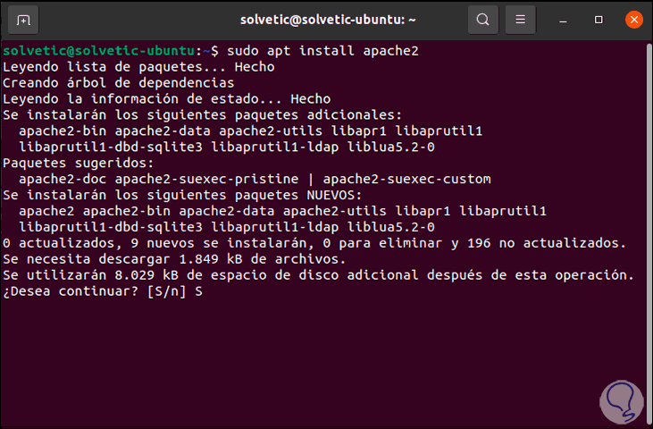 Instalar Apache en Ubuntu 21.04 - Solvetic