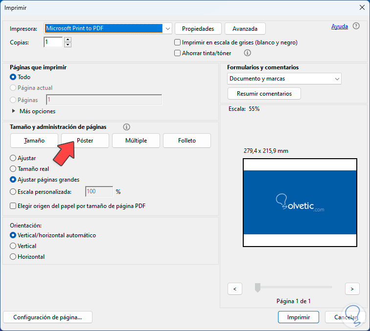 IMPRIMIR UNA IMAGEN en VARIAS HOJAS PDF ️ - Solvetic