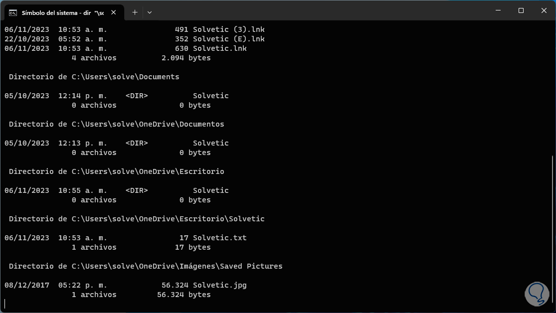 Ver, buscar y abrir Archivos CMD Windows ️ - Solvetic