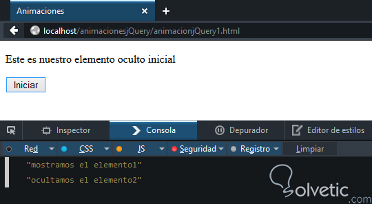 Implementación de animaciones con jQuery - Solvetic