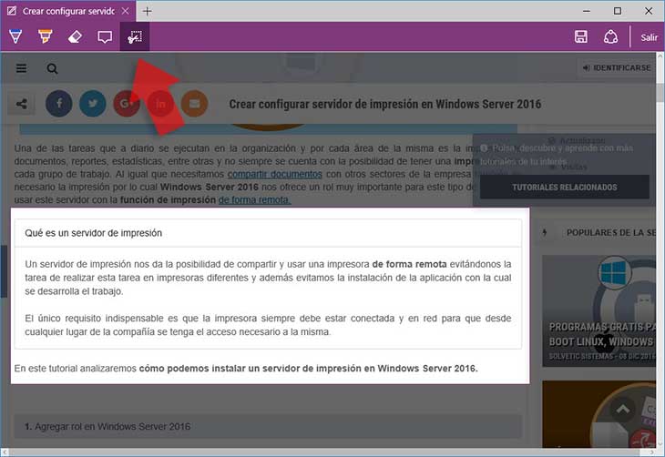 Cómo crear notas en páginas web con Microsoft Edge en Windows 10 - Solvetic Cómo crear notas en páginas web con Microsoft Edge en Windows 10 - Solvetic