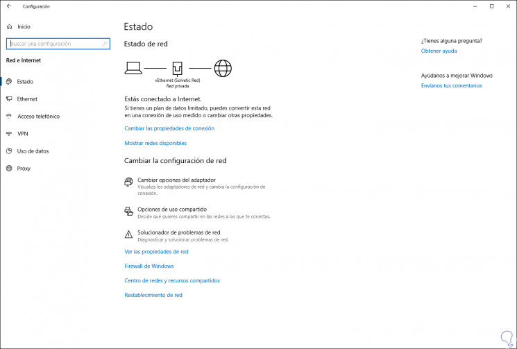 Cómo abrir Configuración en Windows 10 - Solvetic