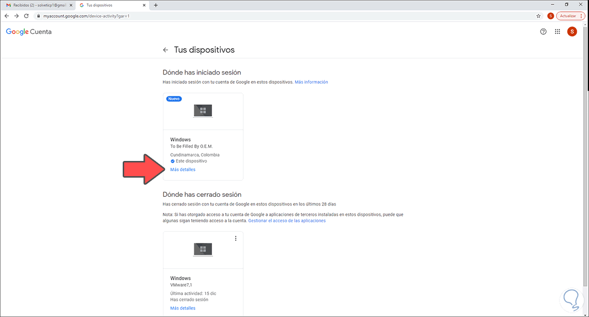 Cómo cerrar sesión en Gmail en todos los dispositivos 2021 - Solvetic