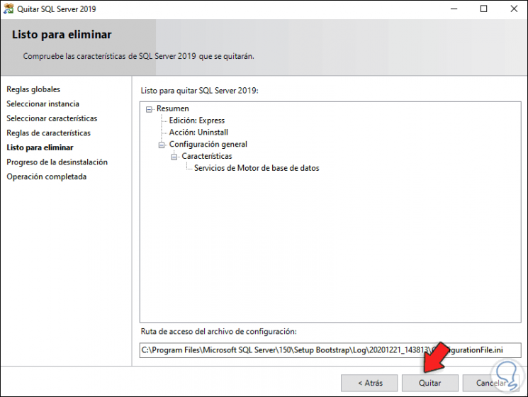 Desinstalar SQL Server 2019 completamente | Windows 10 - Solvetic
