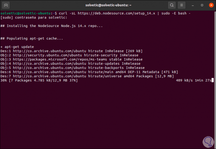 Instalar Node.js y NVM en Ubuntu 21.04 - Solvetic