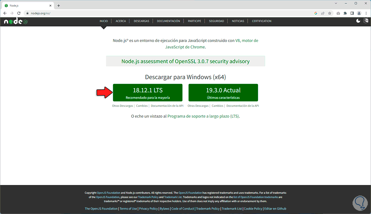 Instalar Node JS en Visual Studio Code ️ - Solvetic