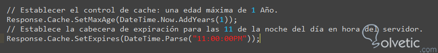 Cabecera de control de cache en ASP.NET MVC - Solvetic